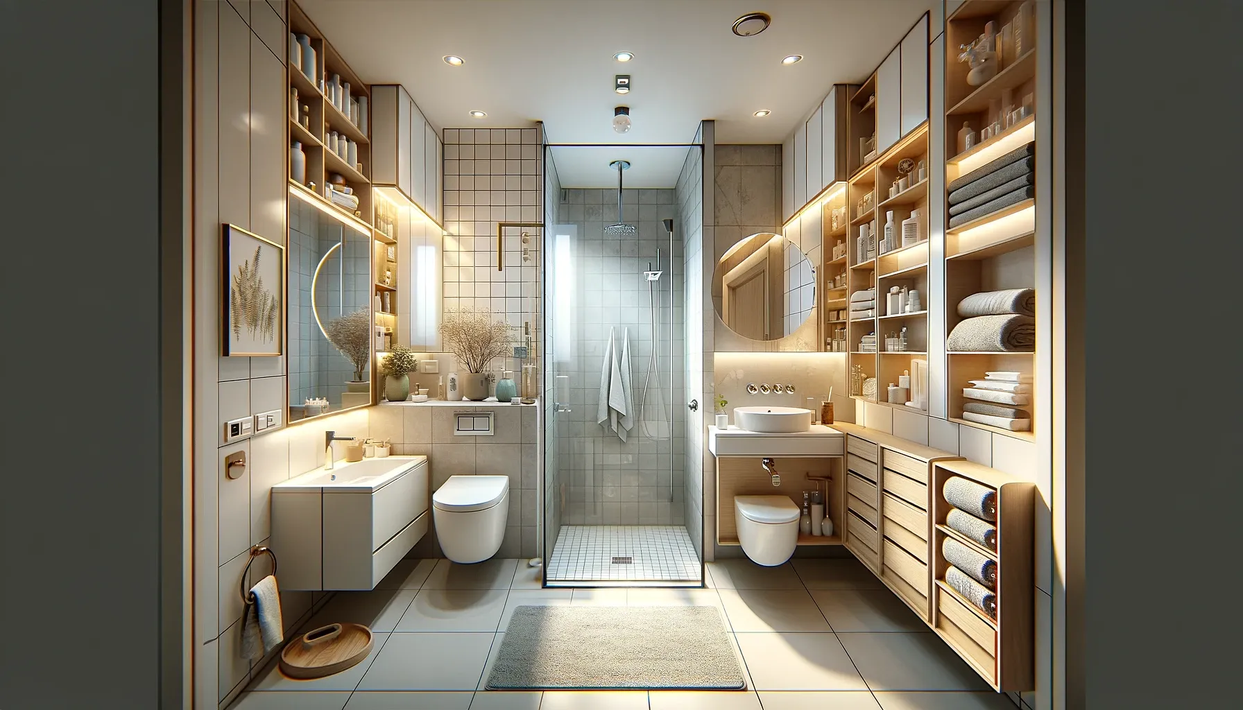 2025 Maximizing Space, Maximizing Style: Designing a Small Yet Functional Bathroom » Archova Visuals