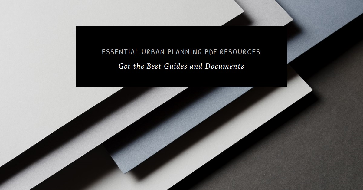 2026 Urban Planning PDF Resources: Essential Guides and Documents ...