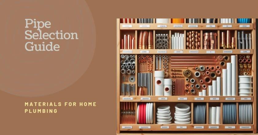 Types of Plumbing Pipes: Choosing the Right Material for Your Home