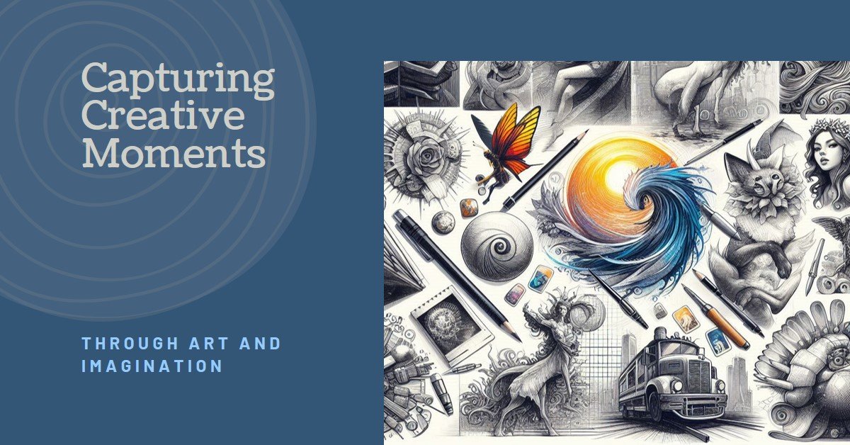 Sketches of Imagination: Capturing Creative Moments Through Art