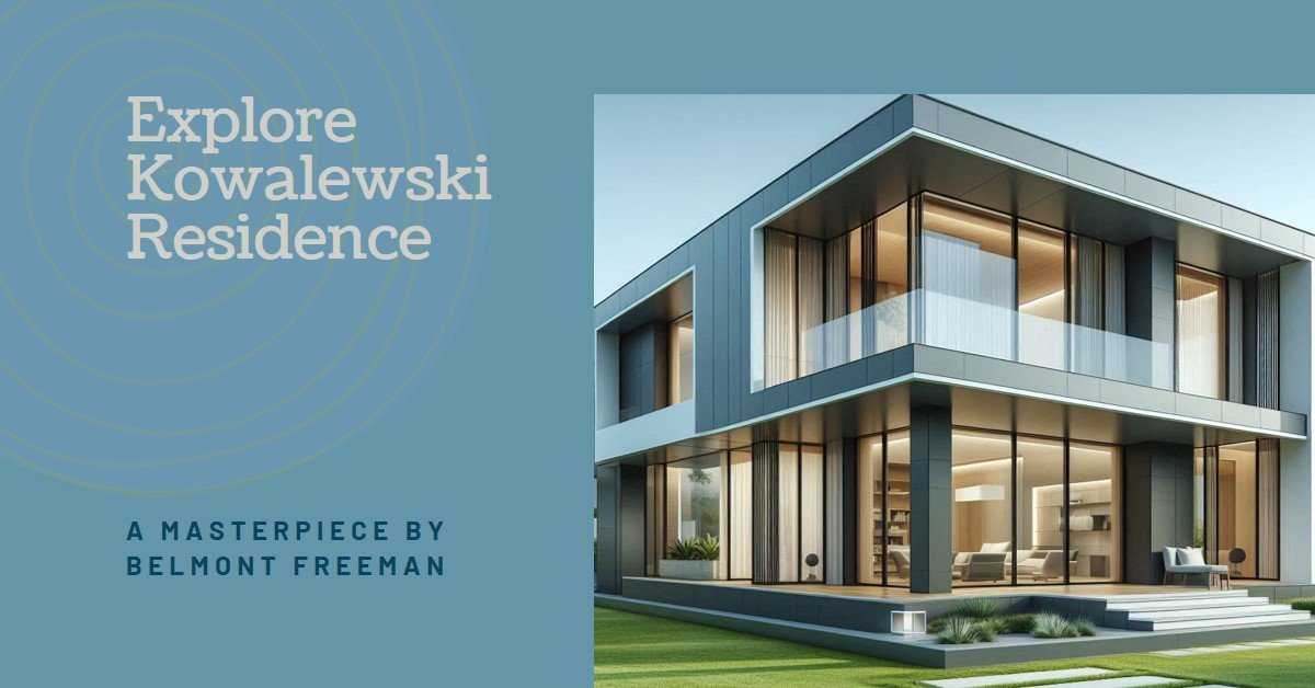 Exploring the Kowalewski Residence: A Masterpiece by Belmont Freeman ...