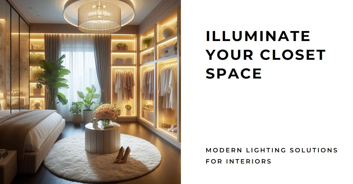 Illuminating Modern Interiors: The LED Light Closet Rod by Alcon Lighting