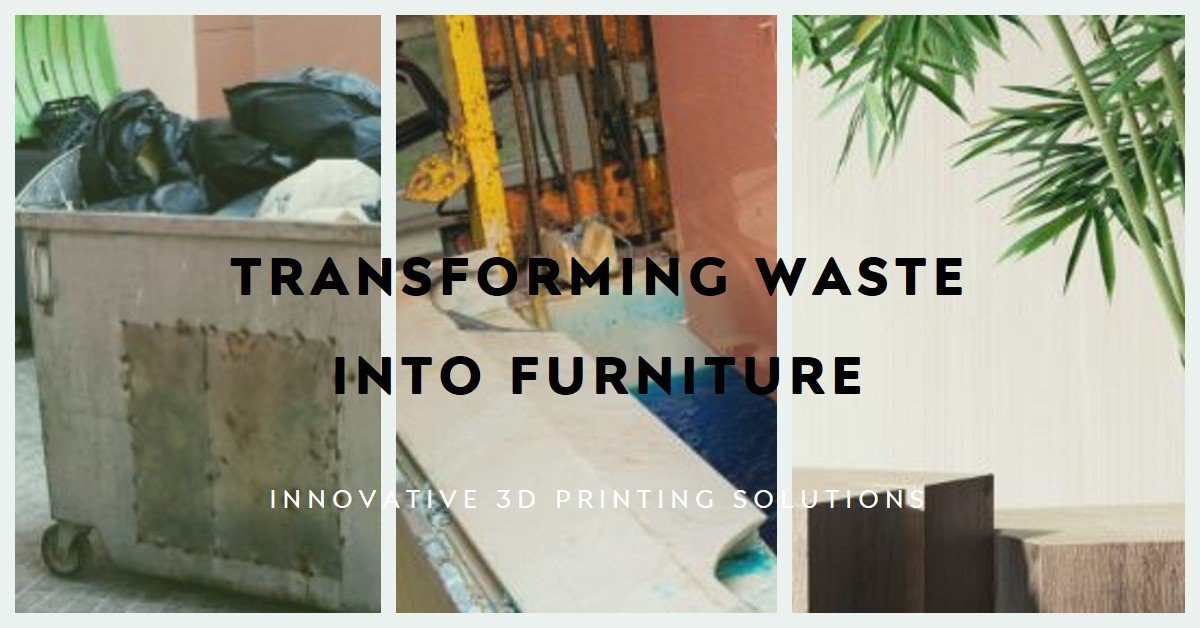 Zero-Waste Lab: 3D Printing Street Furniture from Household Plastic Waste