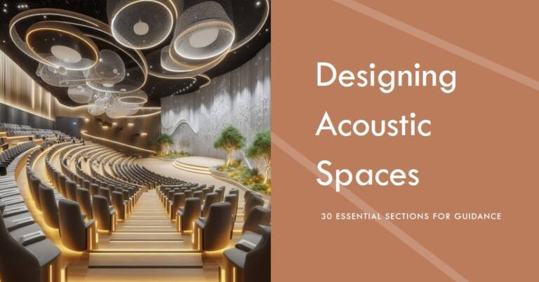 Acoustic and Auditoriums: 30 Sections to Guide Your Design